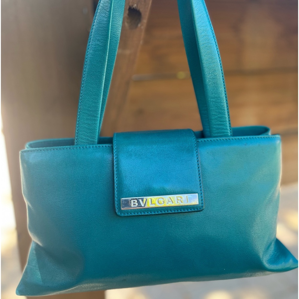 Bvlgari Teal Handbag - Gem